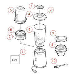 ☆パーツ☆ミル＆ミキサー / TML20B – テスコムオンラインショップ